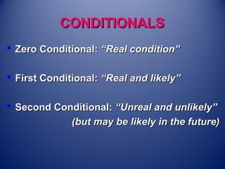Conditionals 012(rules&exercises) | PPT