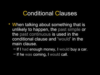 Conditional Clauses | PPT