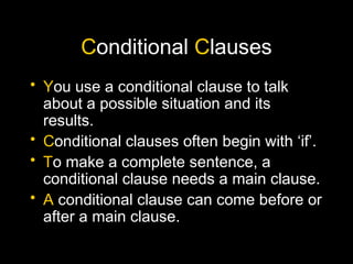 Conditional Clauses | PPT