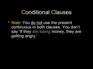 Conditional Clauses | PPT