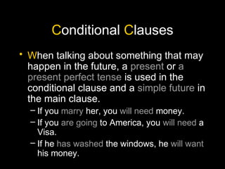 Conditional Clauses | PPT