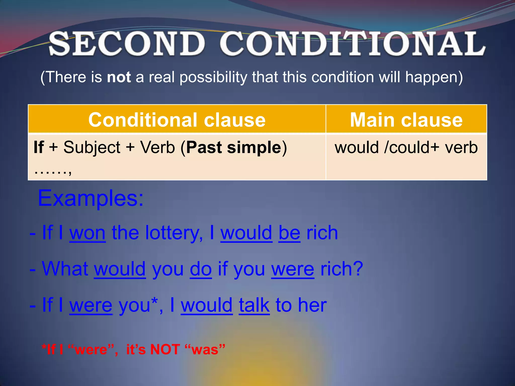 Conditionals | PPT