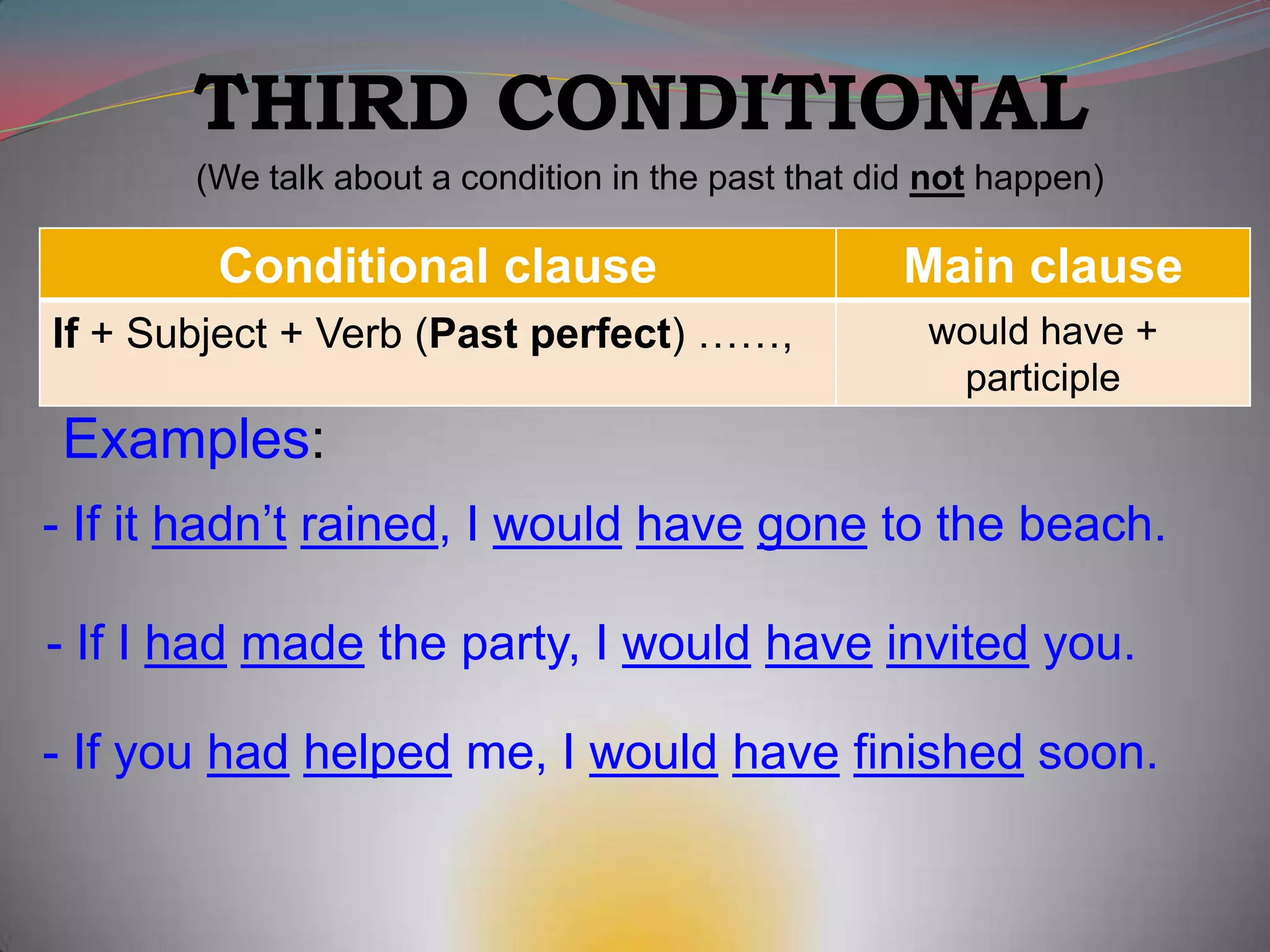 Conditionals | PPT