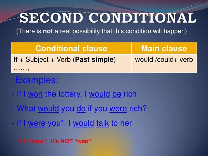 Conditionals