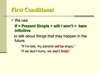 Conditionals | PPT