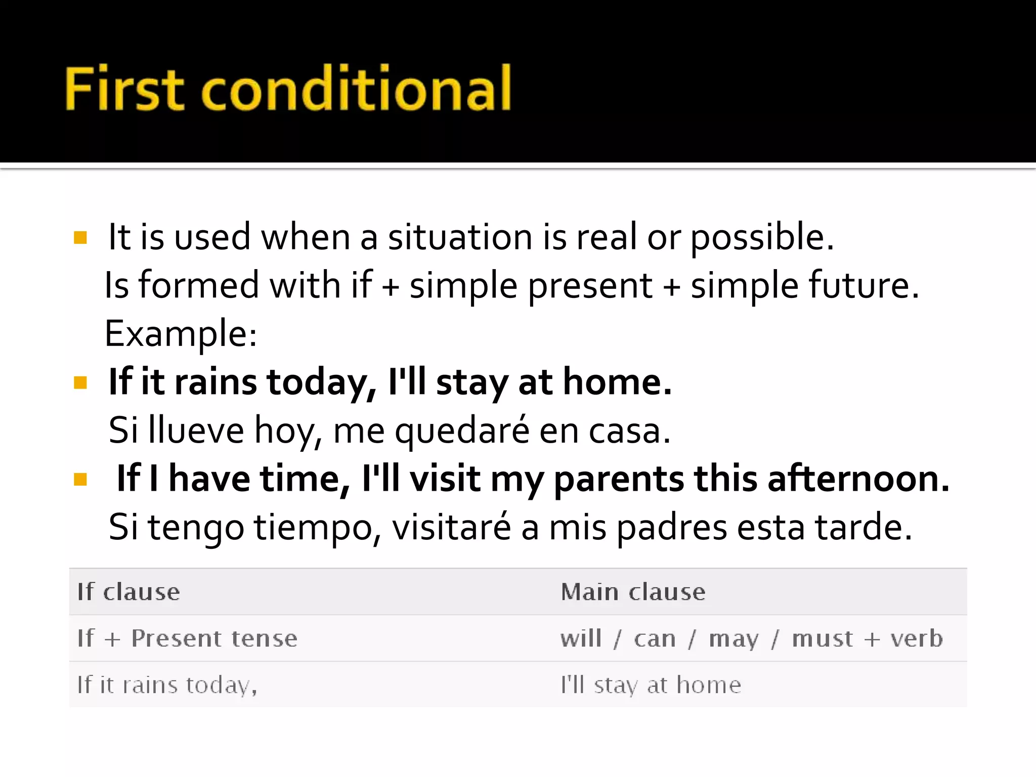 Conditionals | PPT