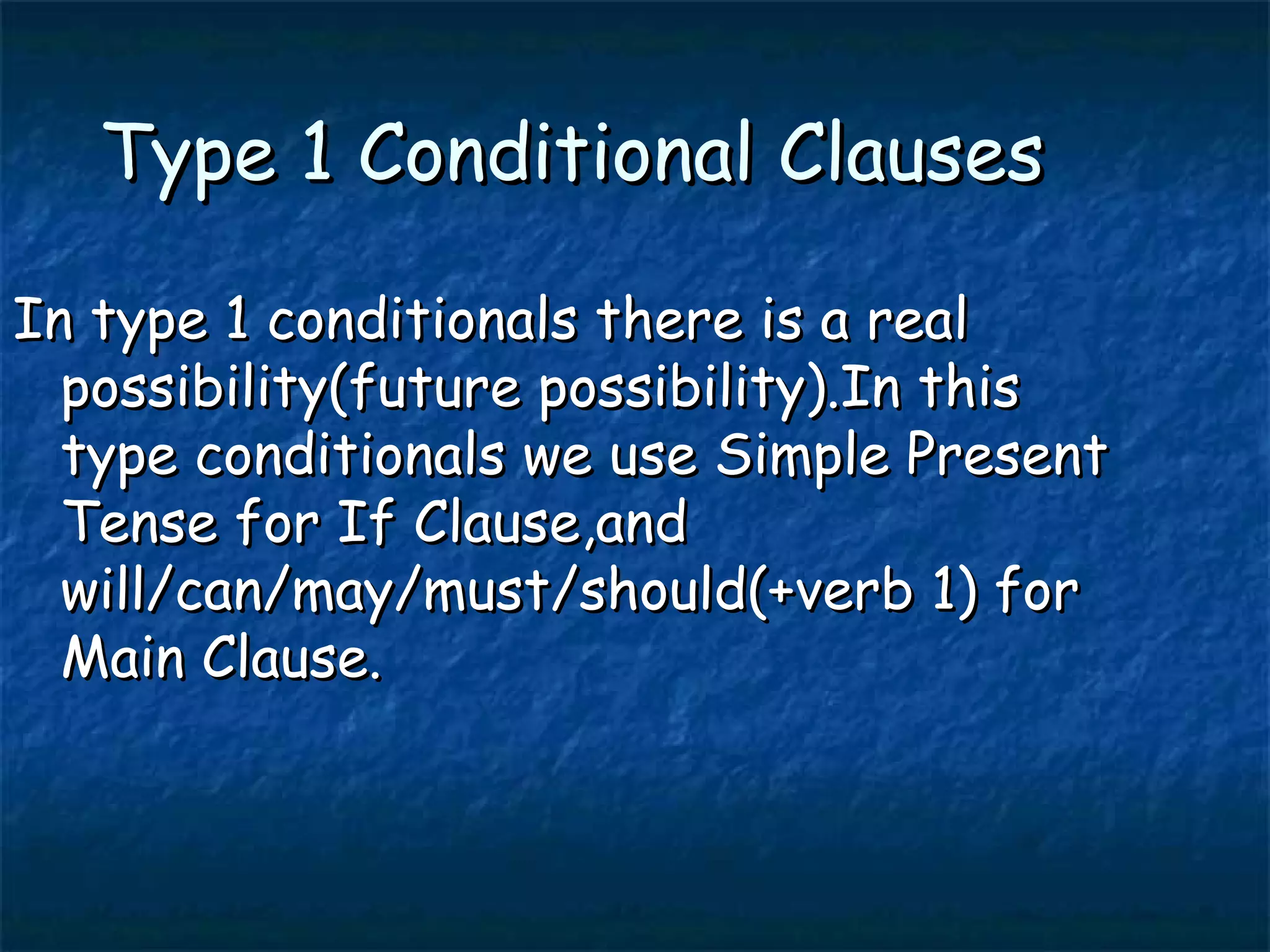 Conditionals | PPT