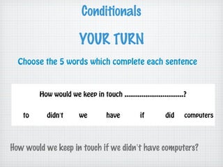 Conditional Sentences | PPT