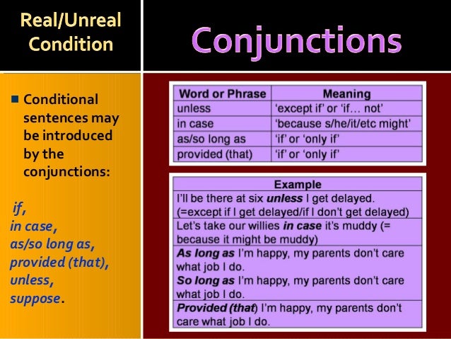 Conditionals