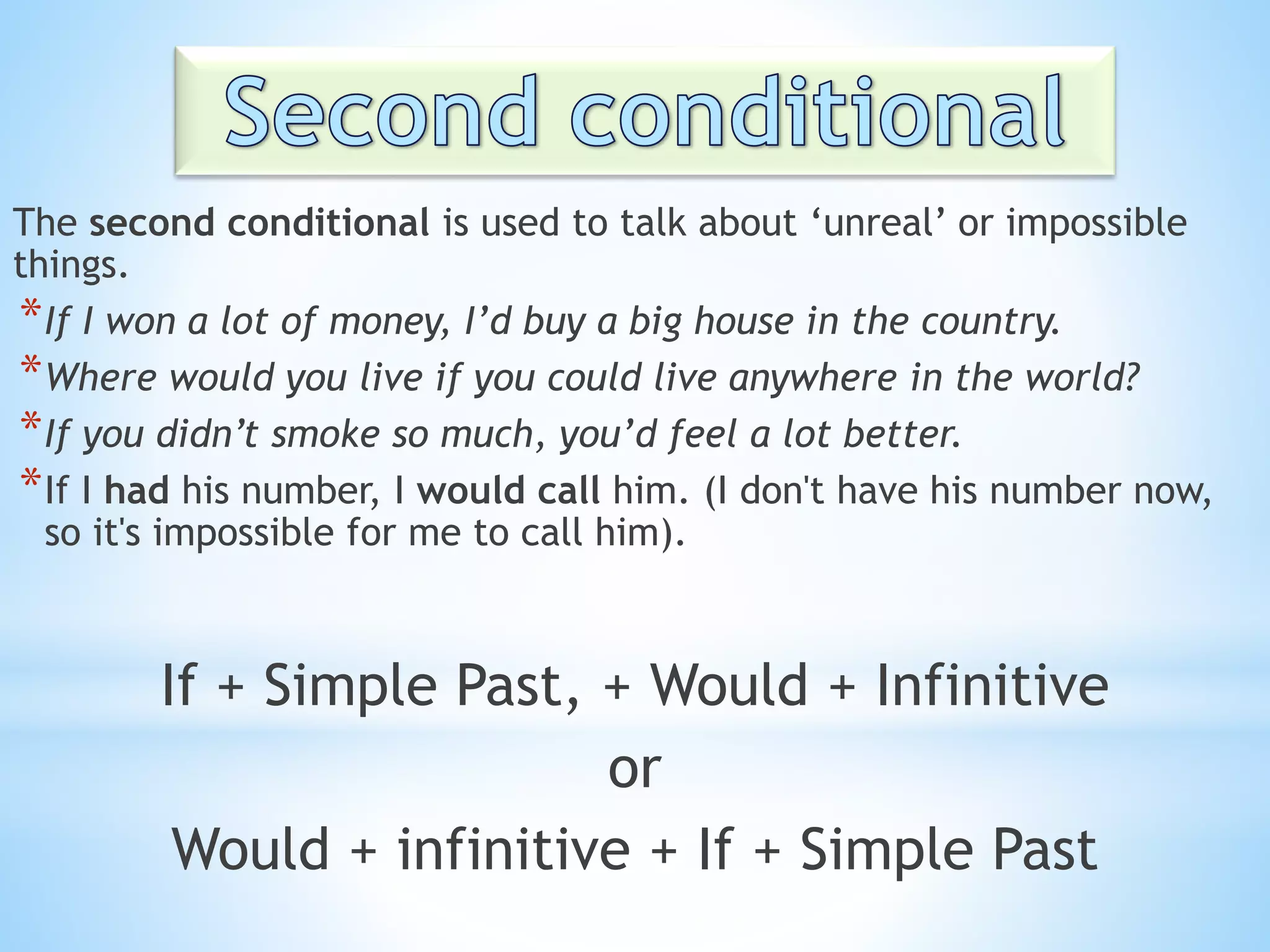 Conditionals | PPTX