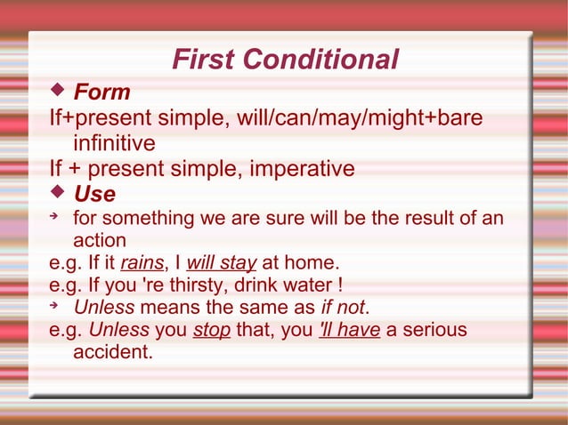 Conditionals | PPT