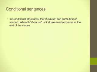 Conditionals | PPTX | Food & Drink