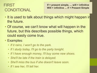 Conditionals | PPTX | Food & Drink
