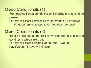 Conditionals | PPTX | Food & Drink