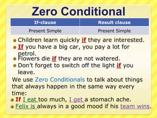 Conditionals. types 0 1 | PPT