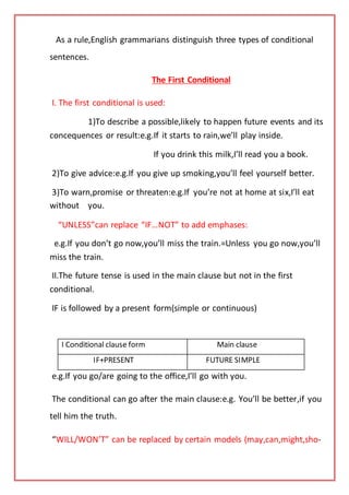 Conditionals | DOCX