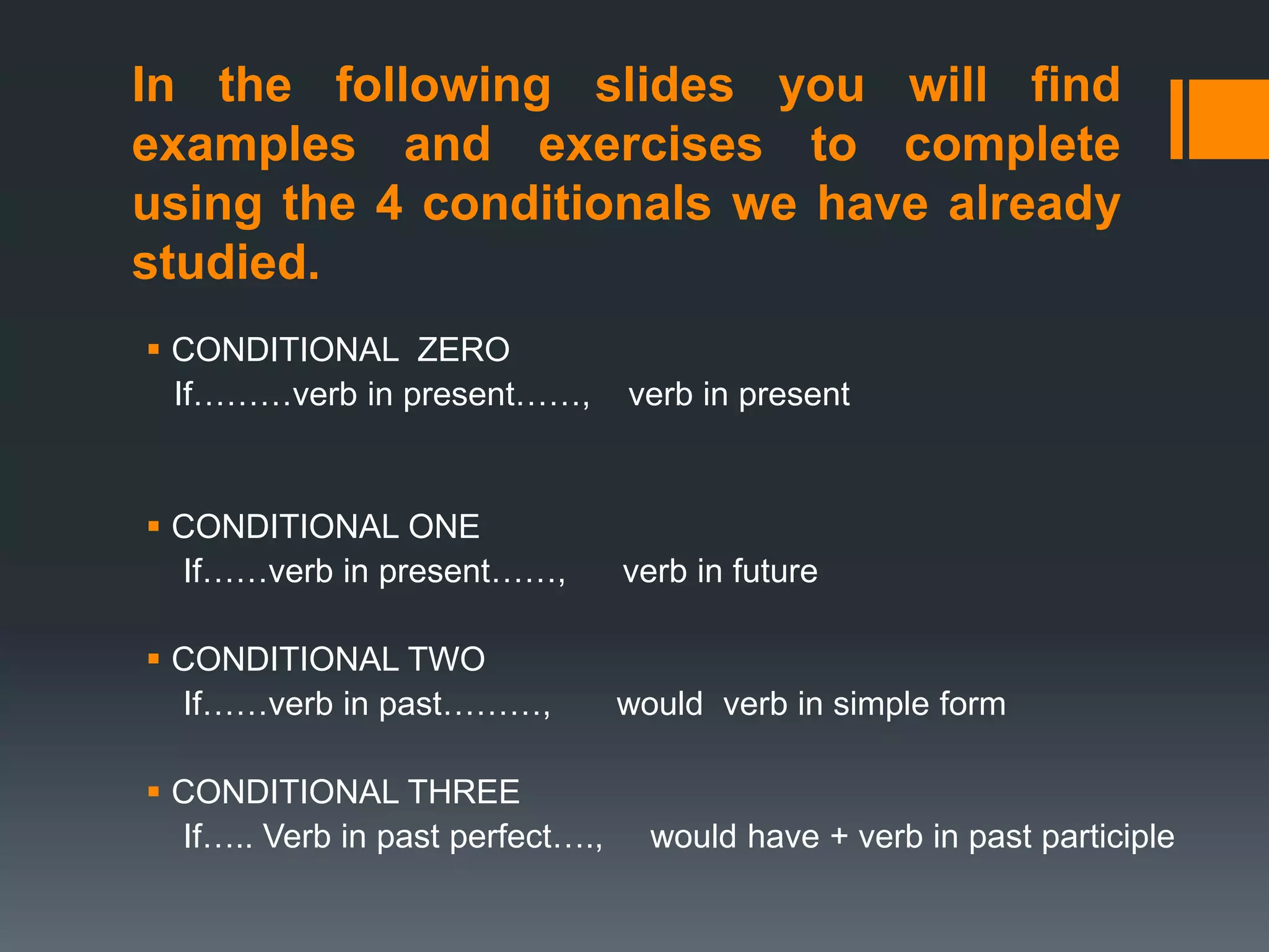 Conditionals | PPT