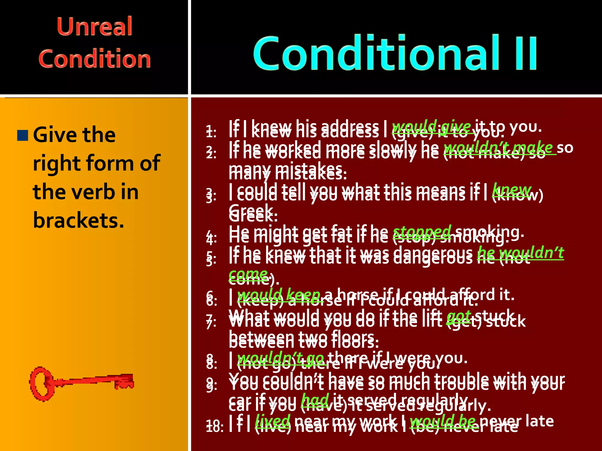 Conditionals | PPT