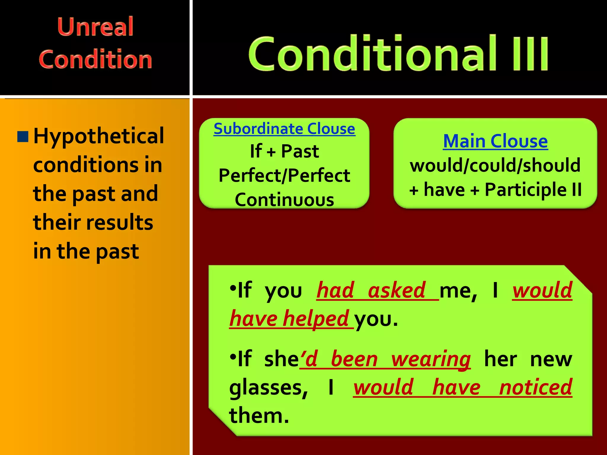 Conditionals | PPT
