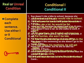 Conditionals | PPT