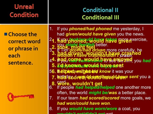 Conditionals | PPT