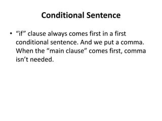 Conditionals | PPTX