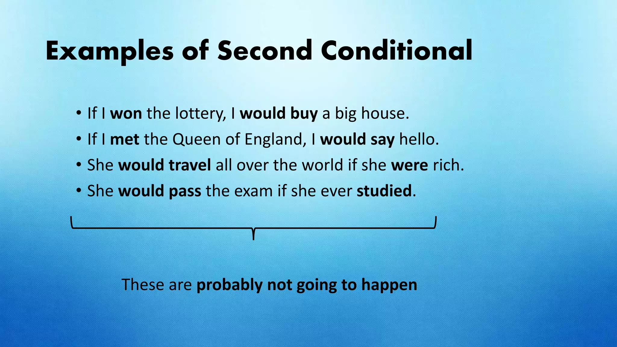 Conditionals (revision) | PPTX