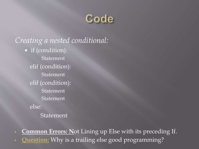 Decision Structures Ppt