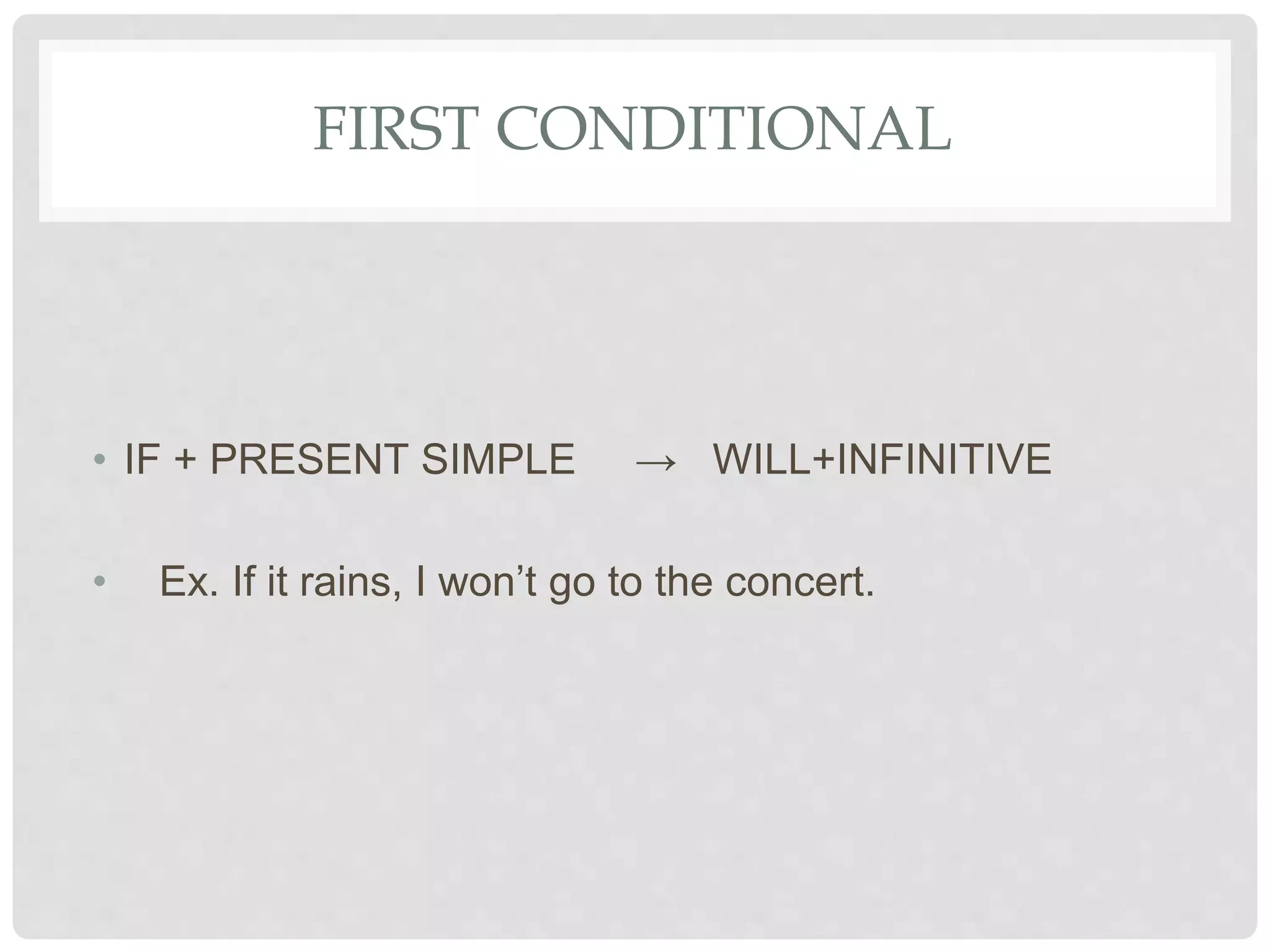Conditionals | PPTX
