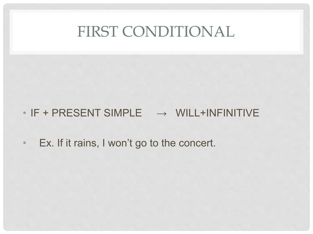 Conditionals | PPTX