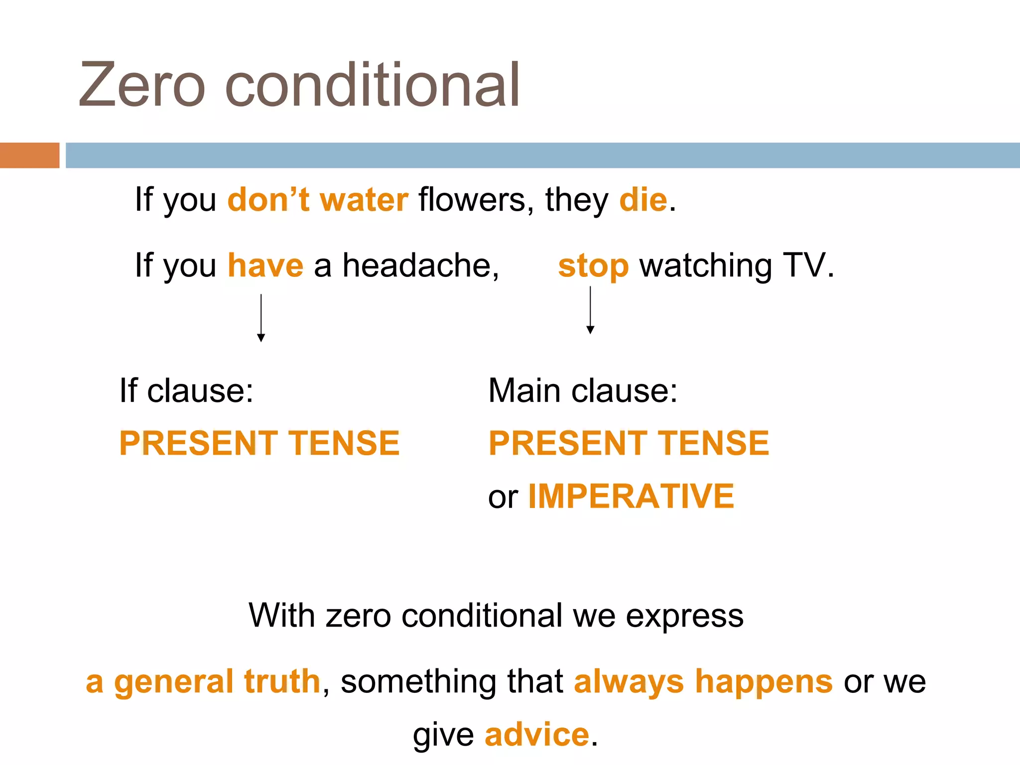 Conditionals in english | PPT