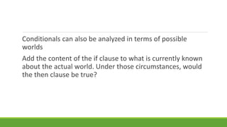 Conditionals | PPT