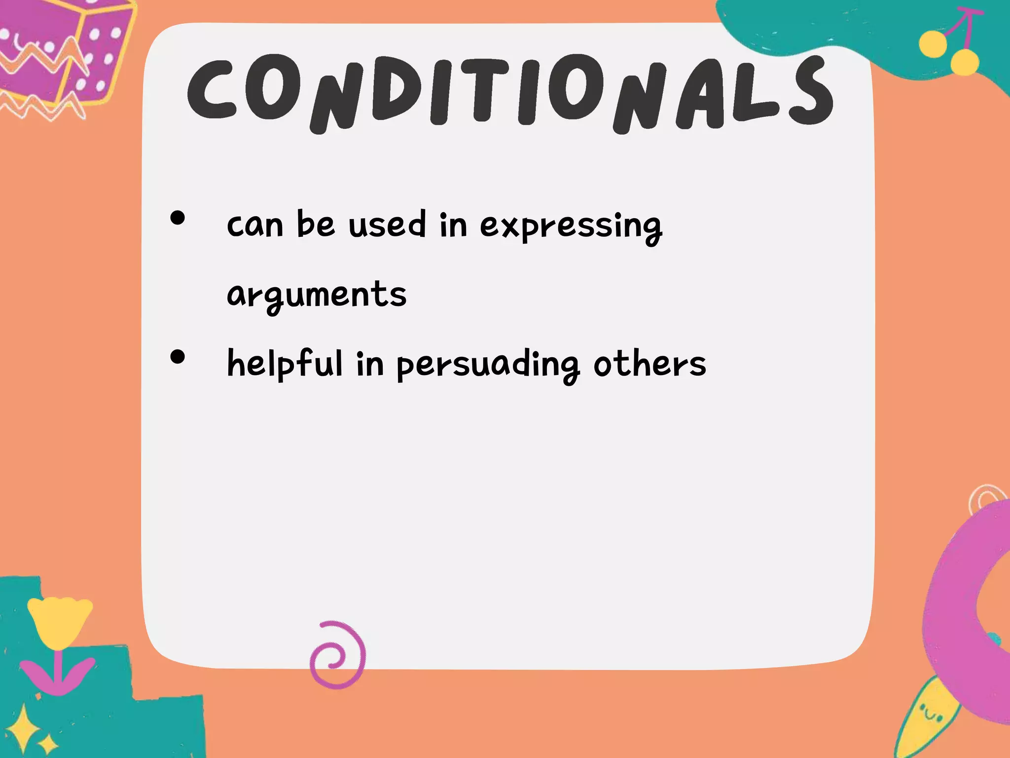 CONDITIONALS | PPTX