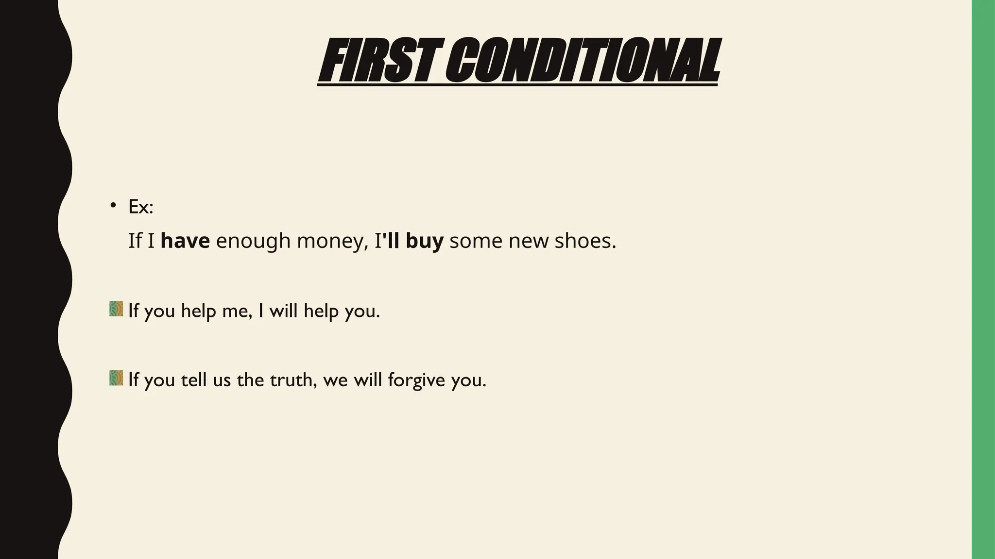 CONDITIONALS IN ENGLISH TO NINTH STUDENTS | PPT