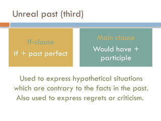 The third conditional sentences, a grammar analysis. | PPTX