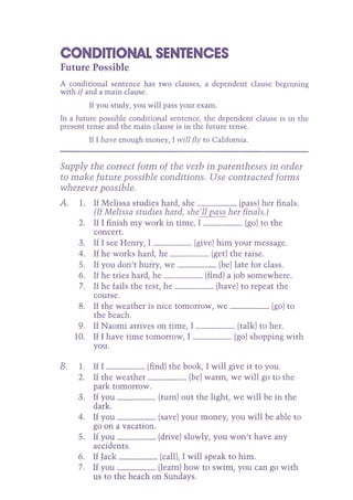 CONDITIONALS FOR ....................................docx