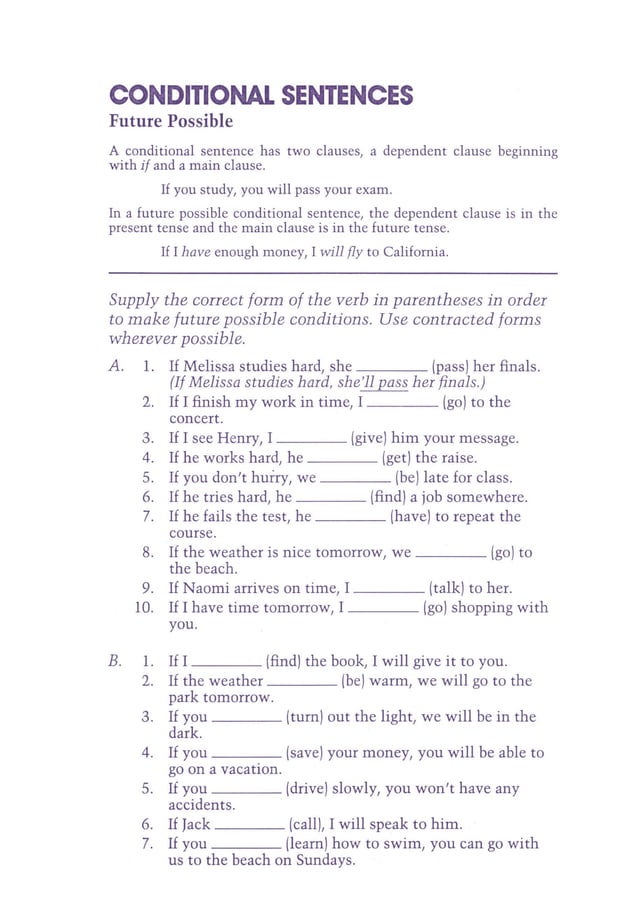 CONDITIONALS FOR ....................................docx