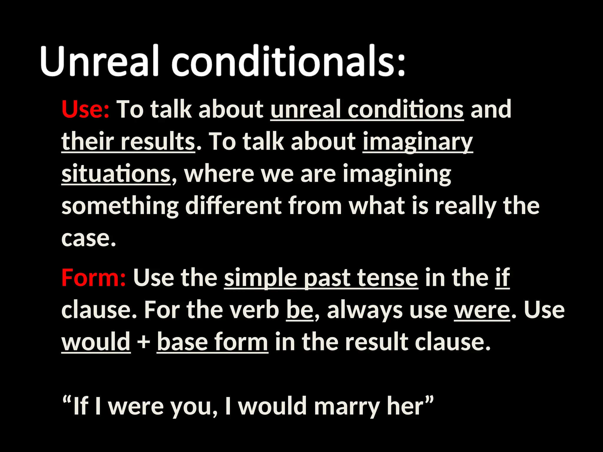 Conditionals, grammar, conjugation, verbs | PPT