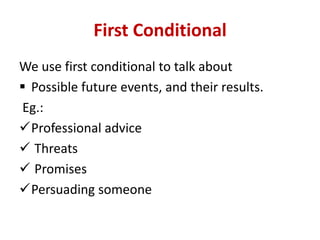 Conditionals | PDF