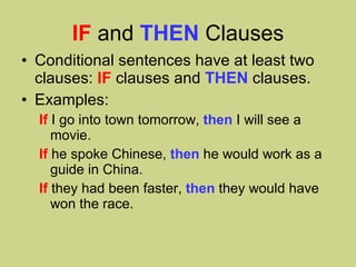 Conditionals I Iii Green95 02 | PPT | Desserts and Baking | Food & Drink