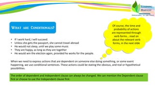 Conditionals: an introduction | PDF | Food & Drink