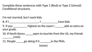 Conditionals-Numerinsksjnsjsnsjwjznsjsjz | PPT
