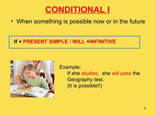 CONDITIONAL CLAUSES I,II TYPES | PPT