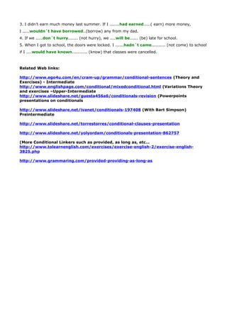Conditionals theory-and-exercises-with-key1 | DOC