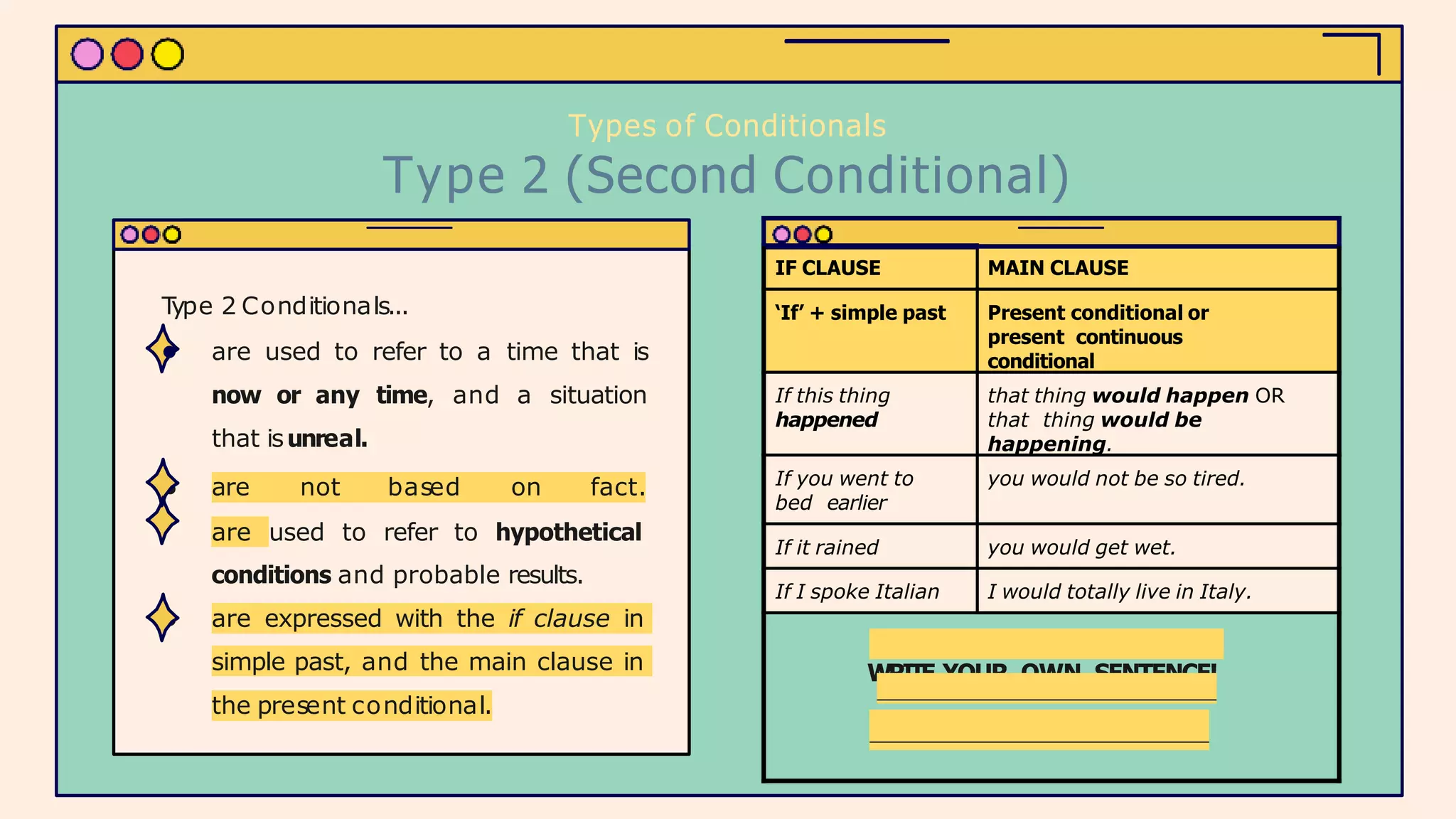 Conditionals - Zero - First - Second and Third.pptx