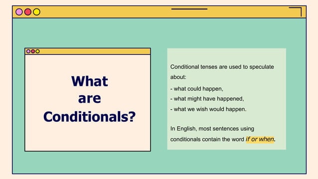 Conditionals - Zero - First - Second and Third.pptx