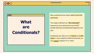 Conditionals - Zero - First - Second and Third.pptx