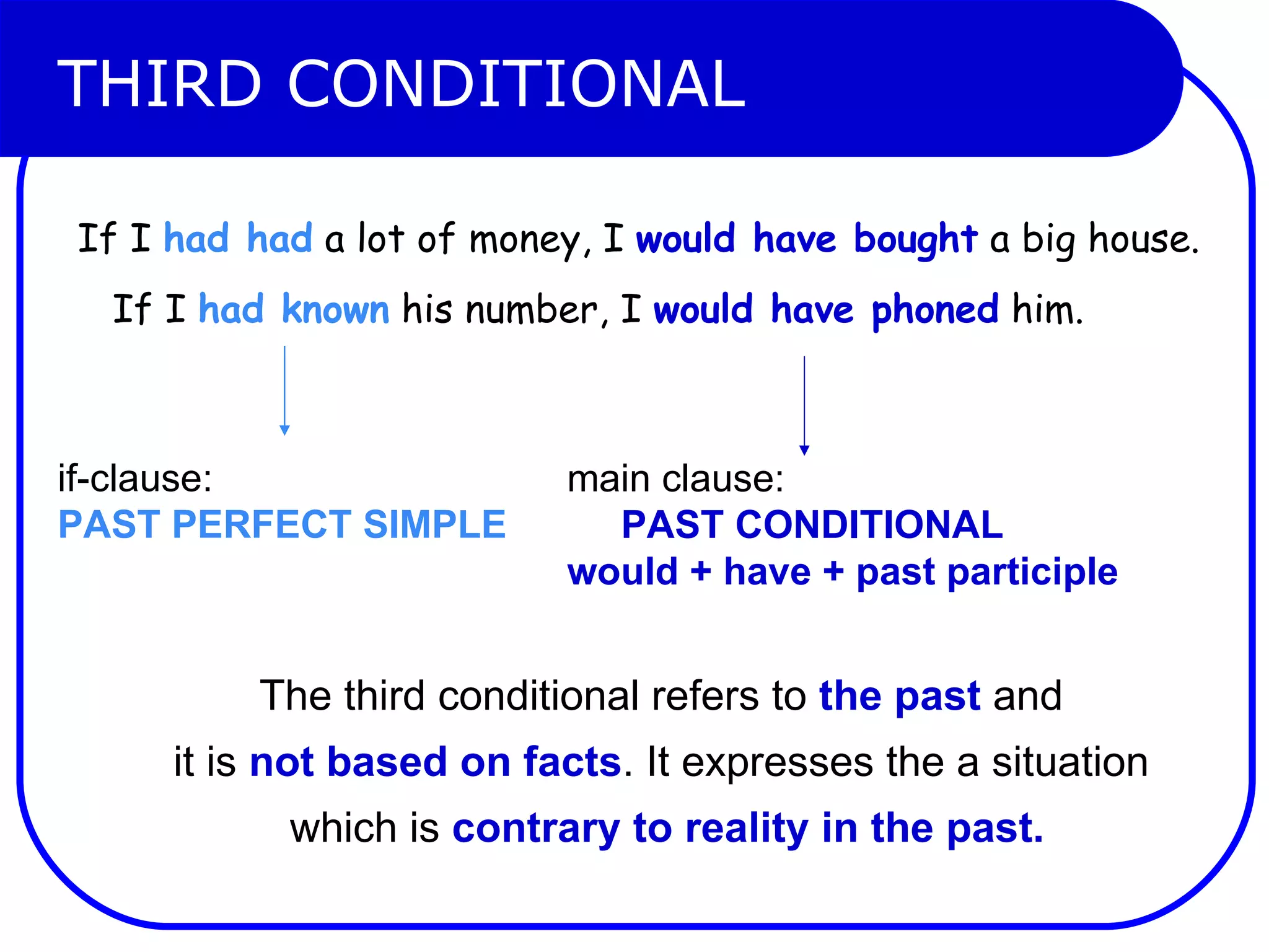 Conditionals 0123 | PPT