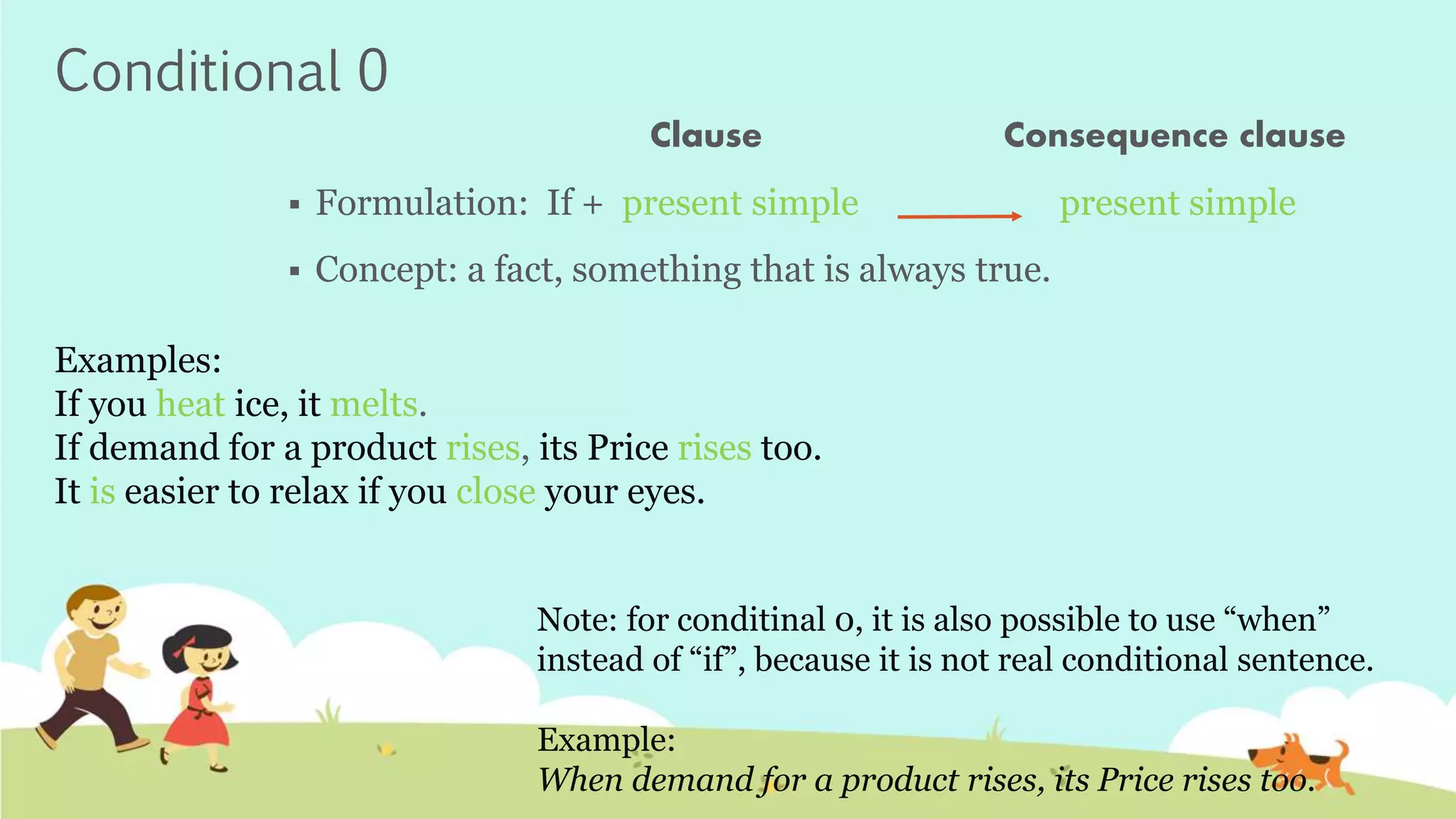 Conditionals 0,1,2,3 | PPTX