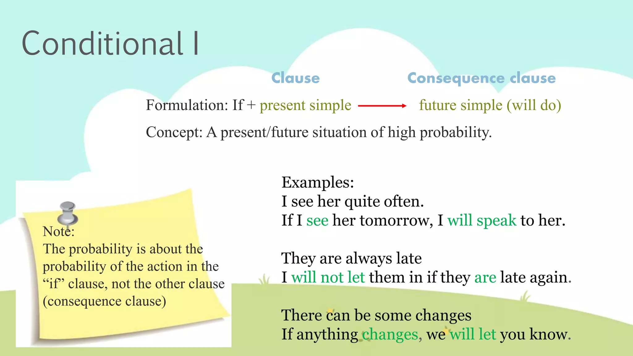 Conditionals 0,1,2,3 | PPTX